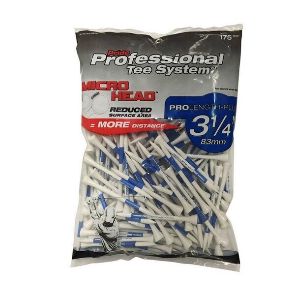 PTS Micro Head Wood Tees - 3 1/4" 135/Bag