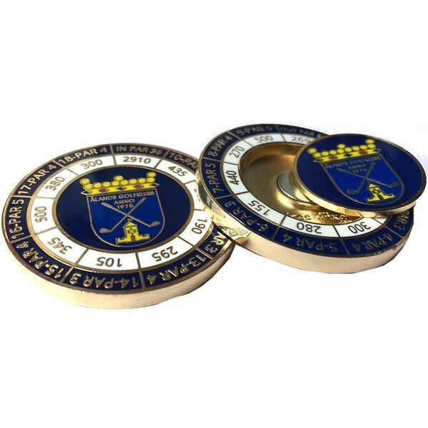 Scorecard Coin - Gold or Nickel Plating