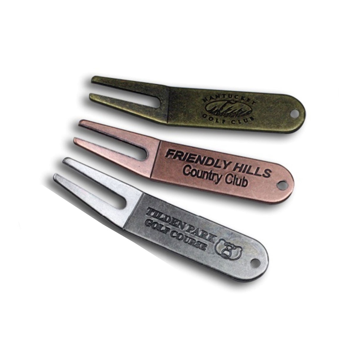 Divot Tool - Bent - Embossed