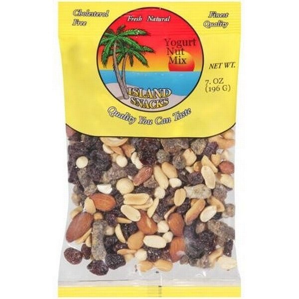Island Snacks - Yogurt Nut Mix - 6 packs/case