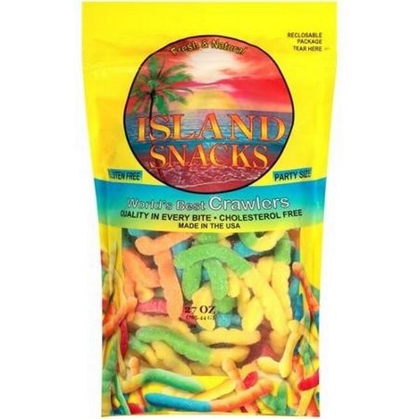 Island Snacks - Gummy Crawlers - 6 packs/case