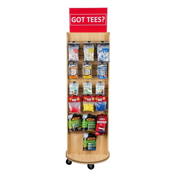 Double Sided Slatwall Rotating Slatwall - Pre-loaded Assortment