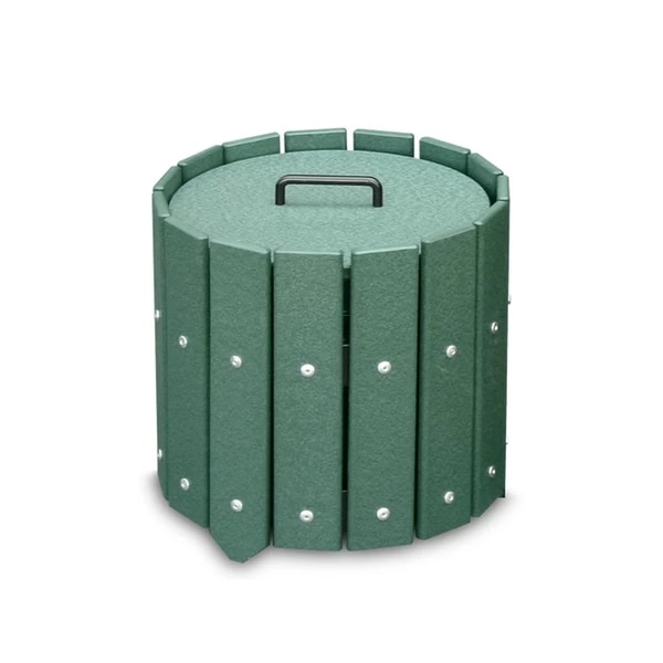 ROUND SLATED DIVOT MIX CONTAINER - 3.5 GALLON