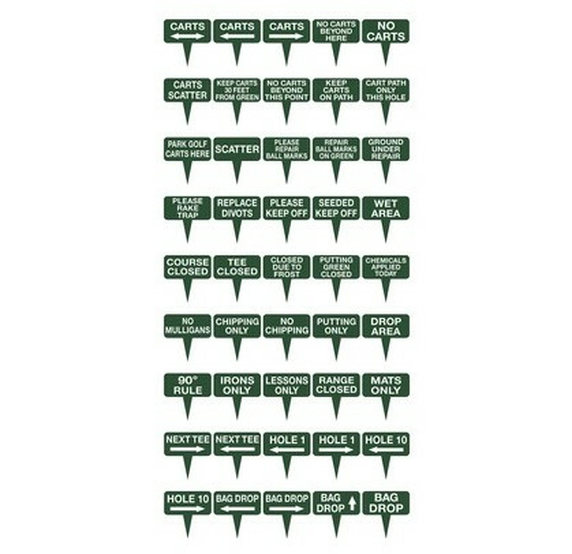 DOUBLE SIDED ARROW SIGN