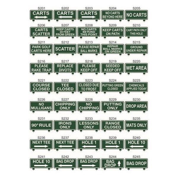 12"x 5" Sign w/Spikes double sided