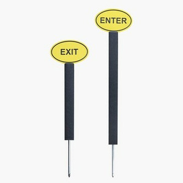 EXIT SIGN ON 12" STAKE