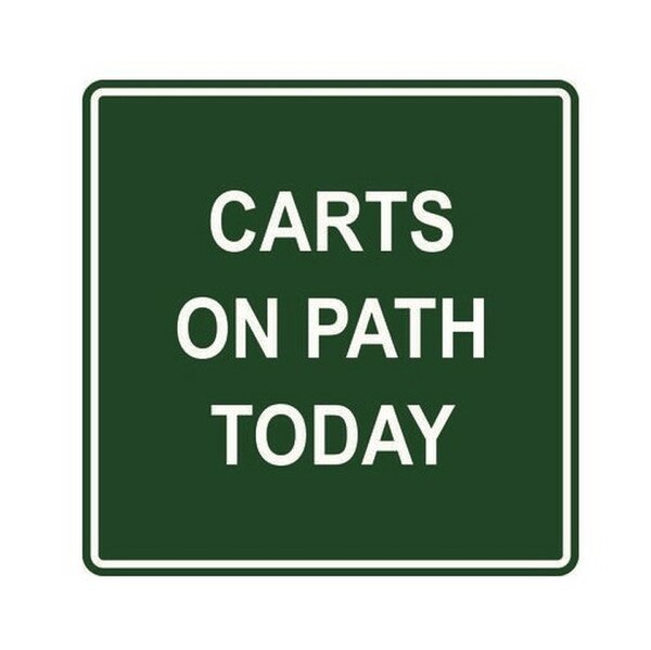 12X12 SIGN, NO FILL 1/4