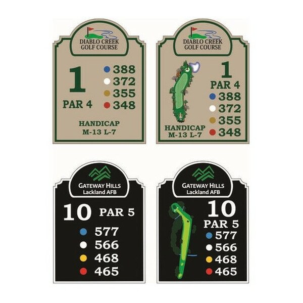 BEVELED TEE SIGN 18X24